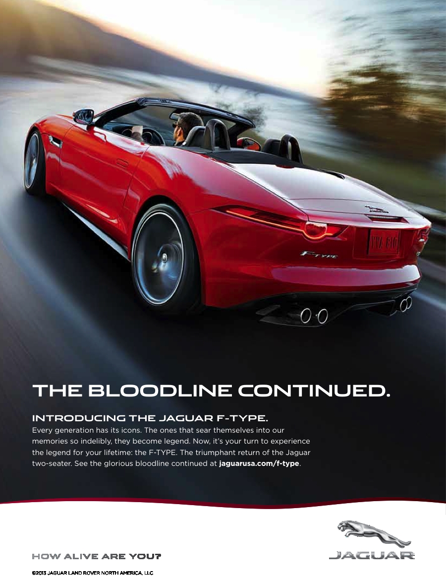 Jaguar Unveils Global Advertising Campaign to Launch the F-TYPE ...