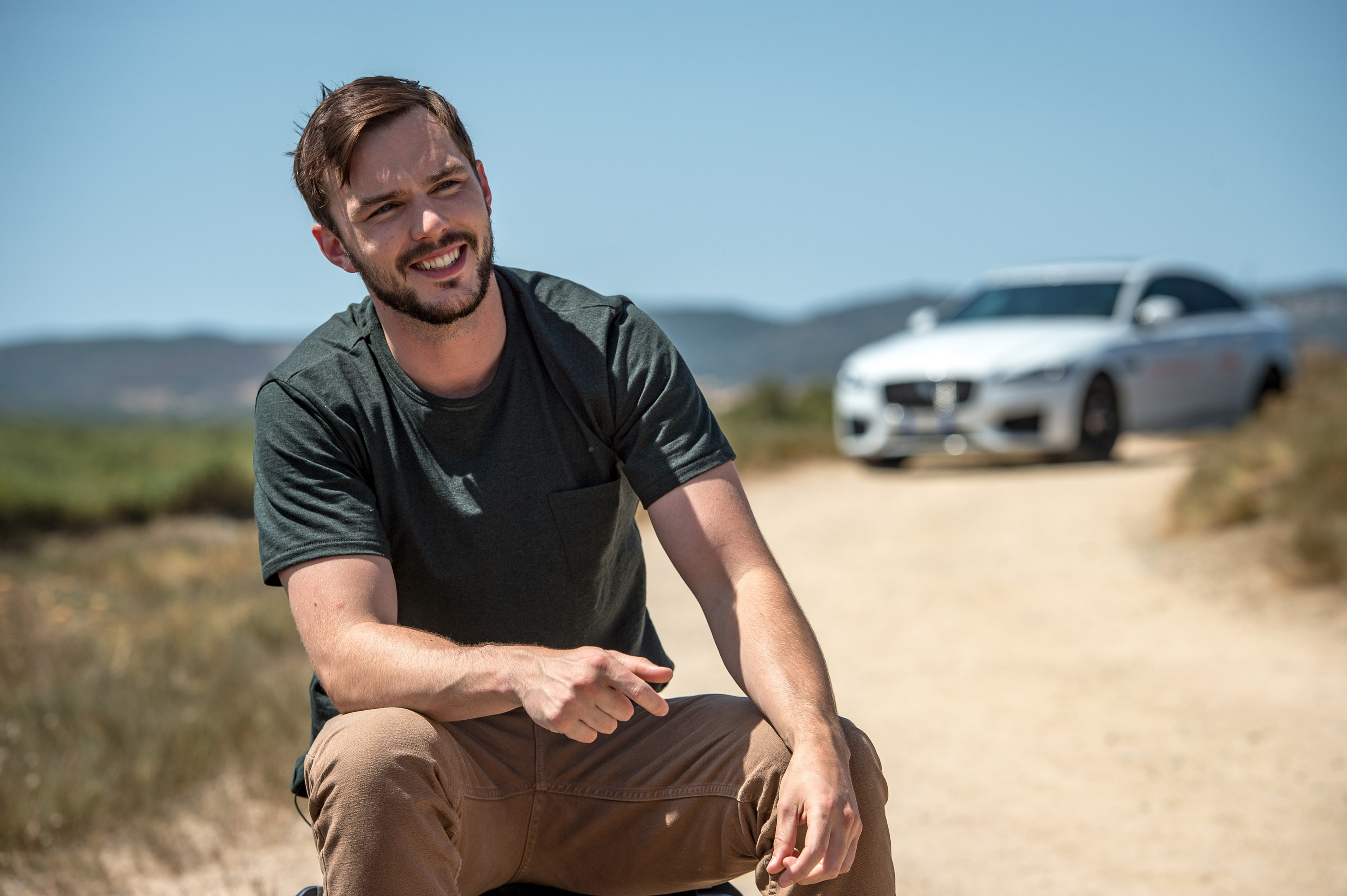BRITISH ACTOR NICHOLAS HOULT TAKES ON UNIQUE DRIVING CHALLENGE IN NEW ...