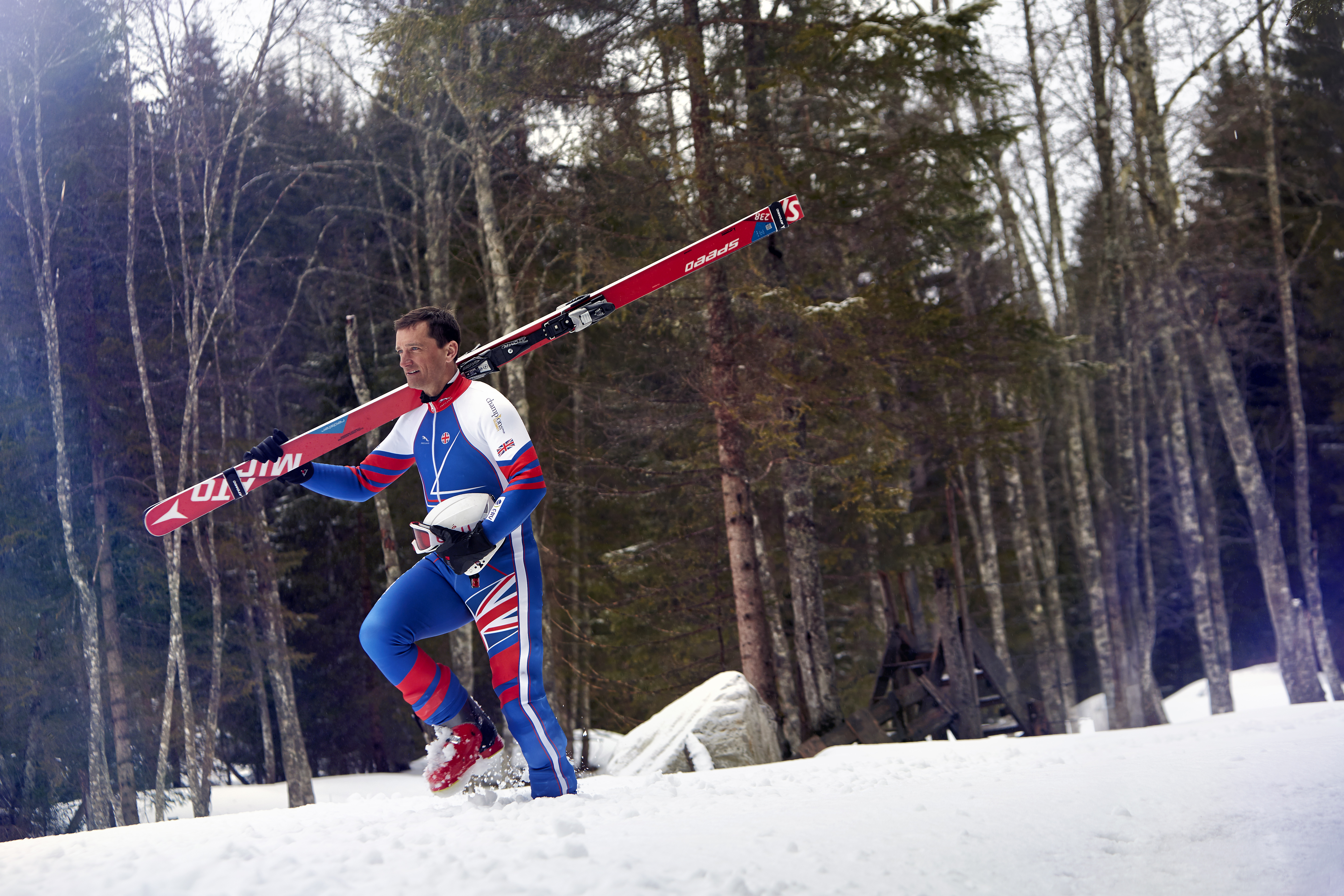 Jaguar Drives Olympic Skier Graham Bell To Become Fastest Man On Skis ...