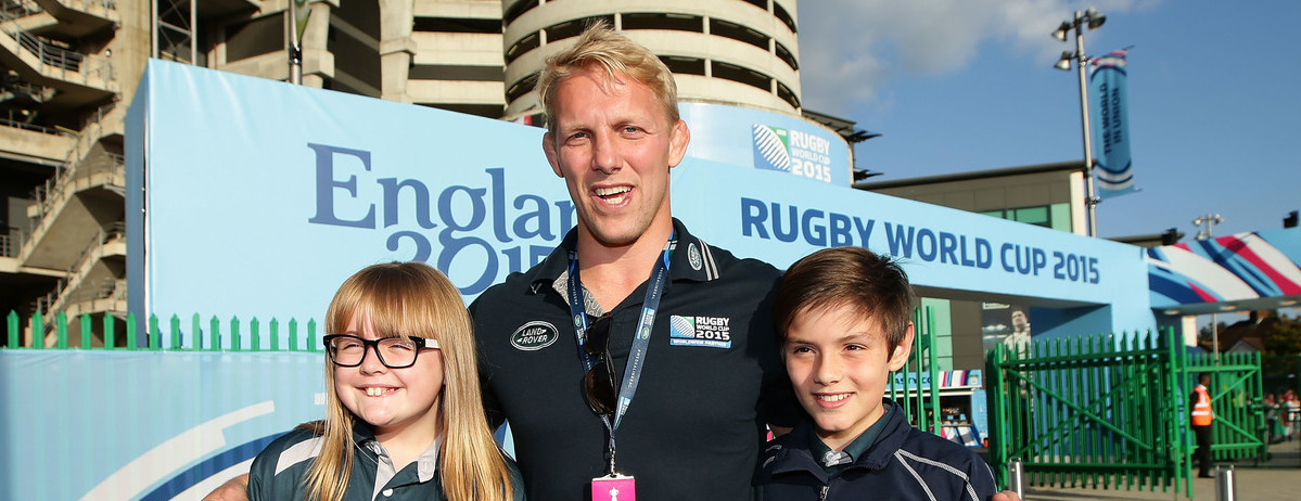 Schoolchildren Star as Rugby World Cup 2015 Mascots ahead of England v ...