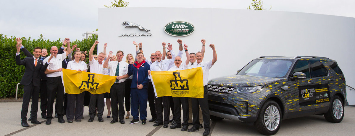 JAGUAR LAND ROVER EMPLOYEES SHOW THEIR SUPPORT FOR INVICTUS GAMES ...
