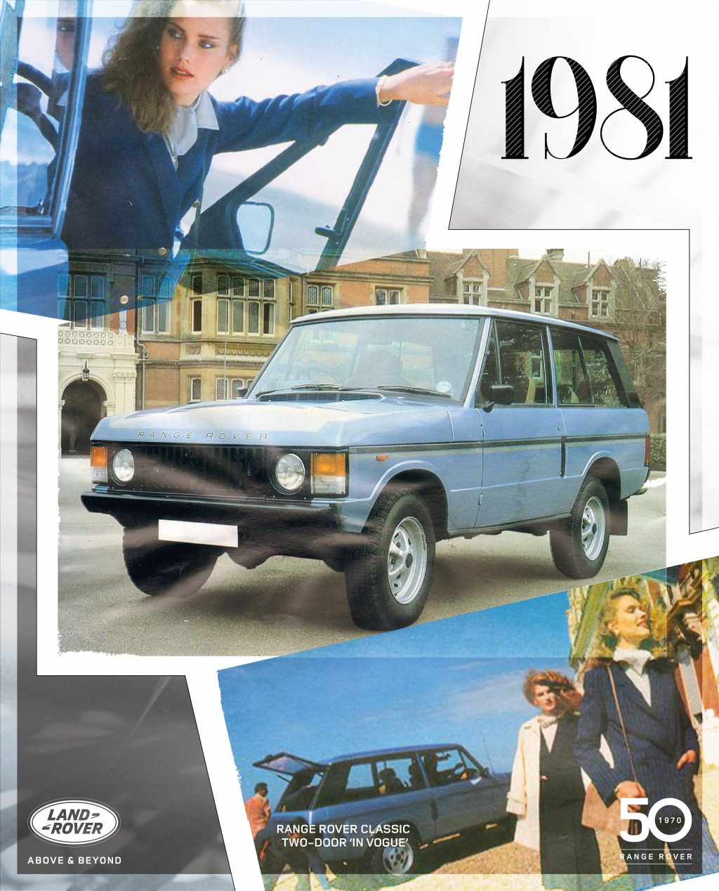 RANGE ROVER 50 YEARS - POSTERS | Land Rover Media Newsroom