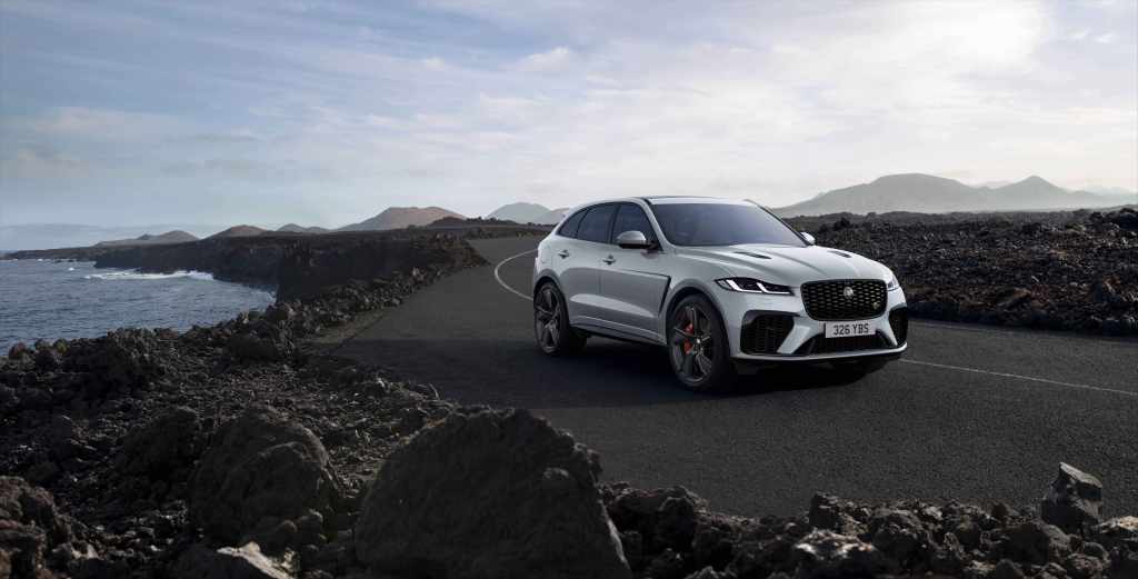 F-PACE SVR - Ionian Silver with new Black Pack | Land Rover Media Newsroom