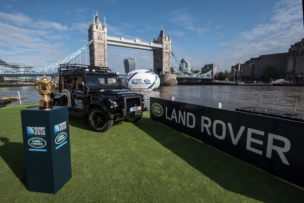 Land Rover Reveals Unique Defender To Carry Rugby World Cup Trophy ...