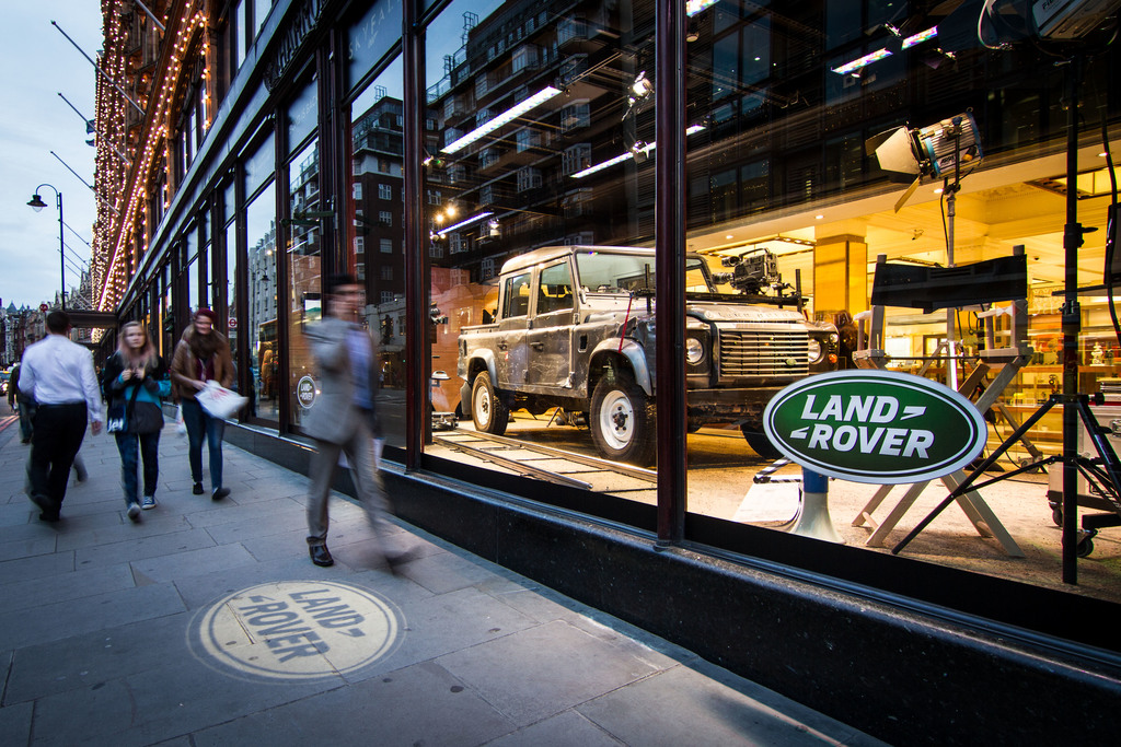 SKYFALL™ Land Rover Defender 110 Double Cab Pick Up on display at ...