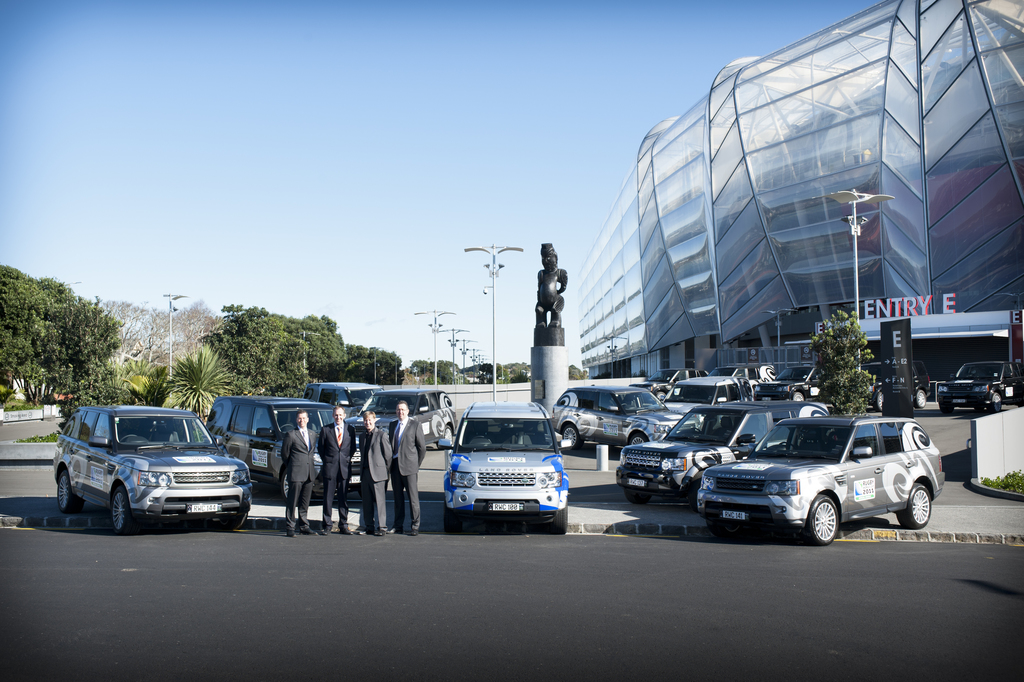 Land Rover RWC Official Vehicle Handover | Land Rover Media Newsroom