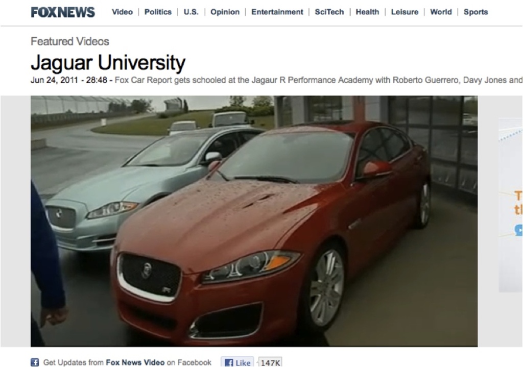 Jaguar University with FOX News | Jaguar Media Newsroom