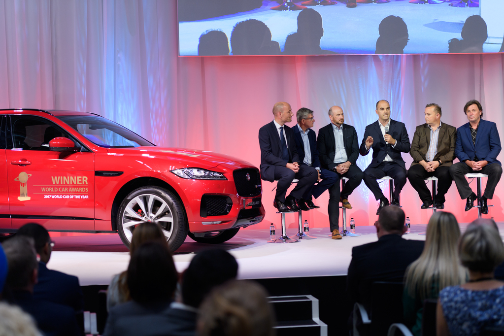 JAGUAR LAND ROVER SOLIHULL WORKFORCE CELEBRATE THEIR F-PACE AS THE BEST ...