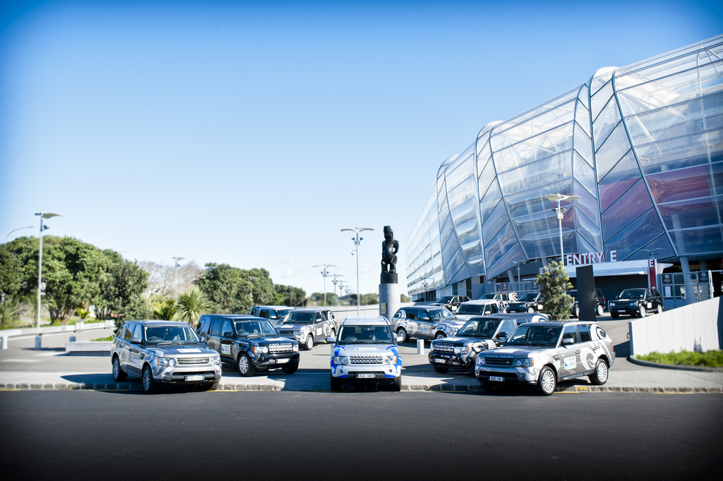 Land Rover RWC Official Vehicle Handover | Land Rover Media Newsroom