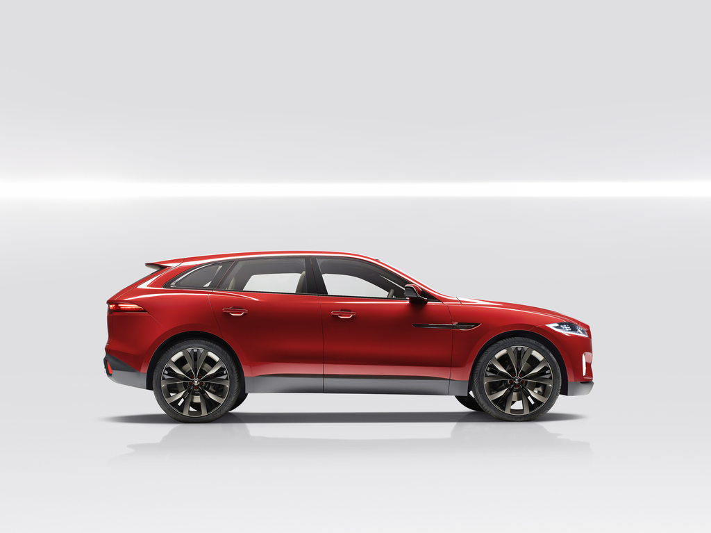Jaguar C-X17 Sports Crossover Concept Shown in Italian Racing Red at ...