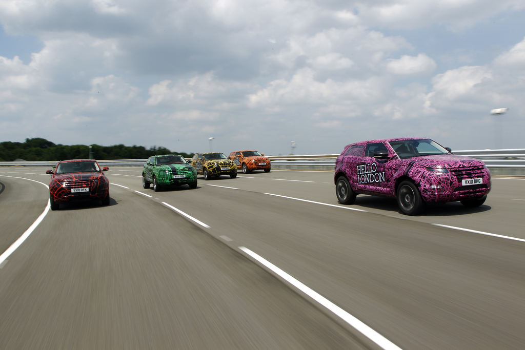 All-New Range Rover Evoque Prototypes Go Undercover | Land Rover Media ...
