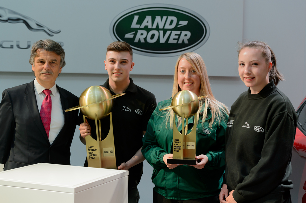 JAGUAR LAND ROVER SOLIHULL WORKFORCE CELEBRATE THEIR F-PACE AS THE BEST ...