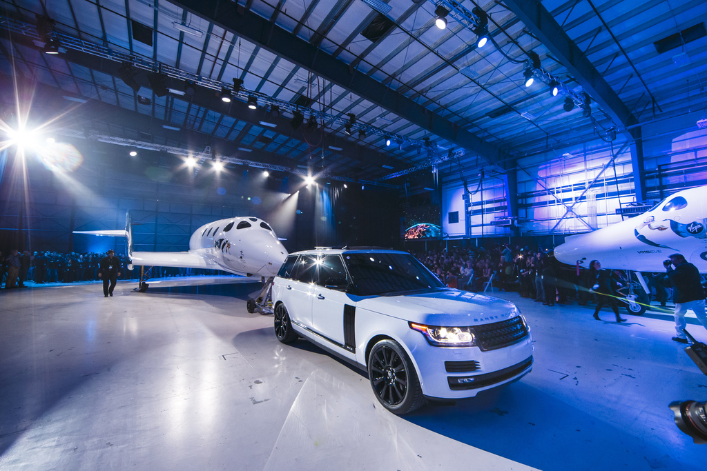 Range Rover Helps Unveil New Virgin Galactic SpaceShipTwo at Global ...