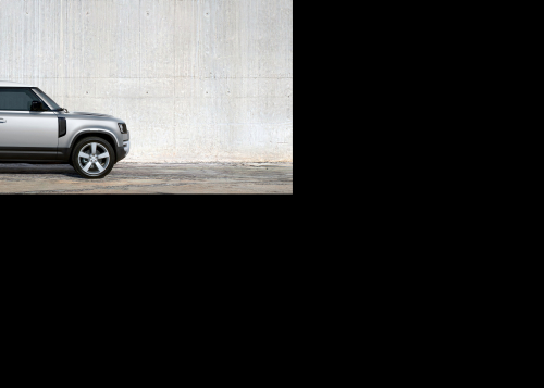 DISTINCTIVE SILHOUETTE - STATIC: THE NEW LAND ROVER DEFENDER | Land ...