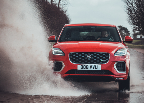 NEW E-PACE P300e PHEV – CALDERA RED | Jaguar Media Newsroom
