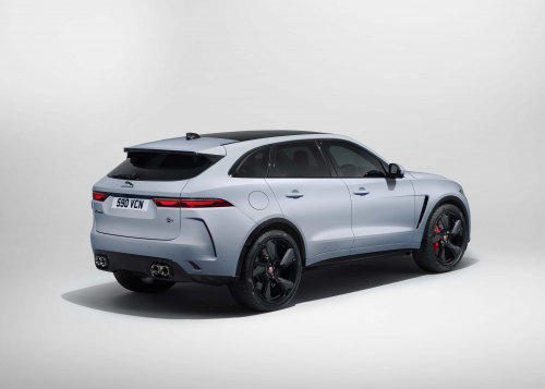 F-PACE SVR - Ionian Silver with new Black Pack | Land Rover Media Newsroom