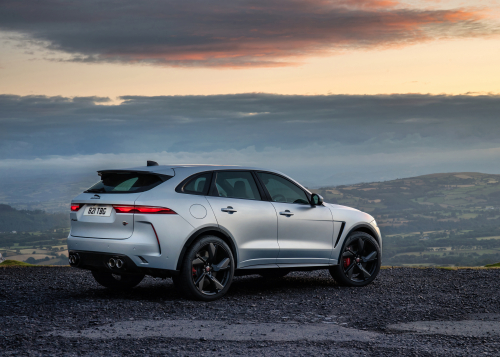 F-PACE SVR - Ionian Silver with new Black Pack | Land Rover Media Newsroom