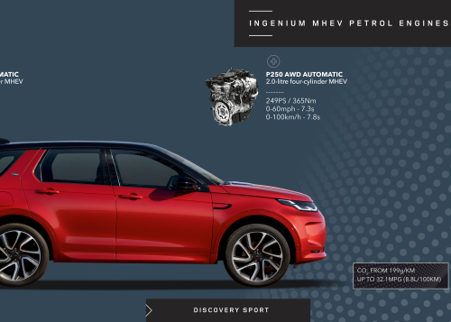 ELECTRIFIED INGENIUM ENGINE LINE UP - DISCOVERY SPORT | Land Rover ...