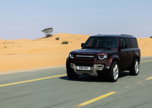 DEFENDER 130 SE P400 - SEDONA RED - DYNAMIC | Land Rover Media Newsroom